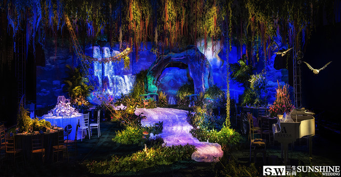 2017豪生奇幻森林婚礼秀「两笙花」-来自海口三生石尚婚礼策划客照案例 |婚礼时光